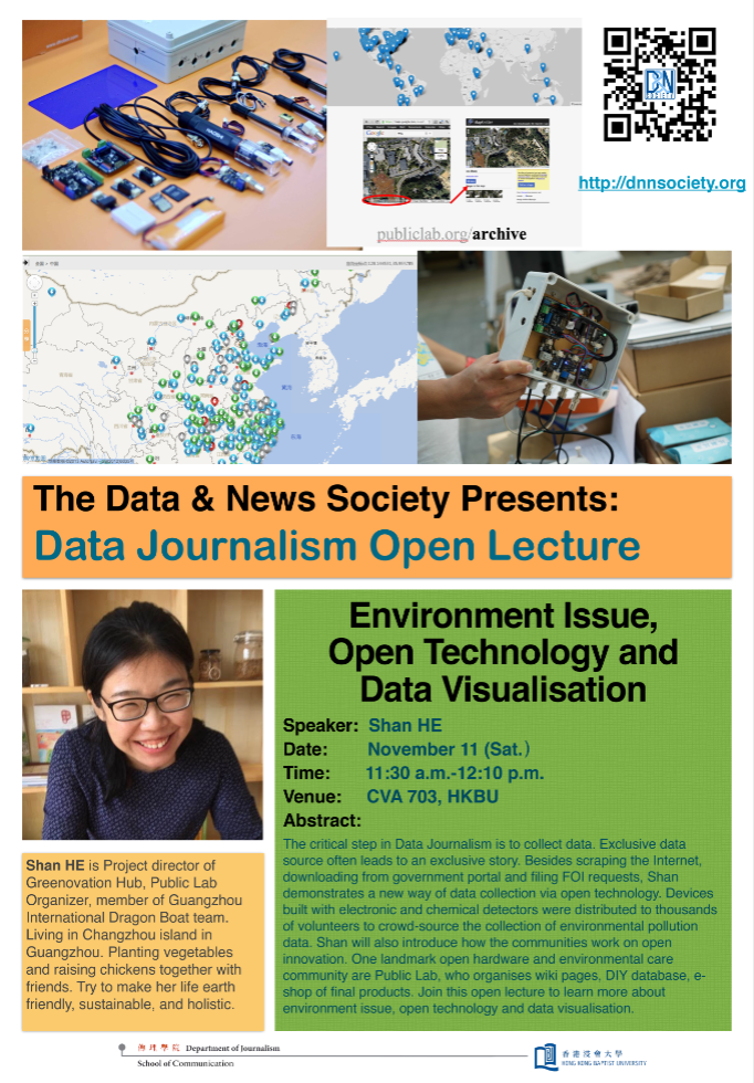 Data Journalism Open Lecture on November 11. | The Data & News Society